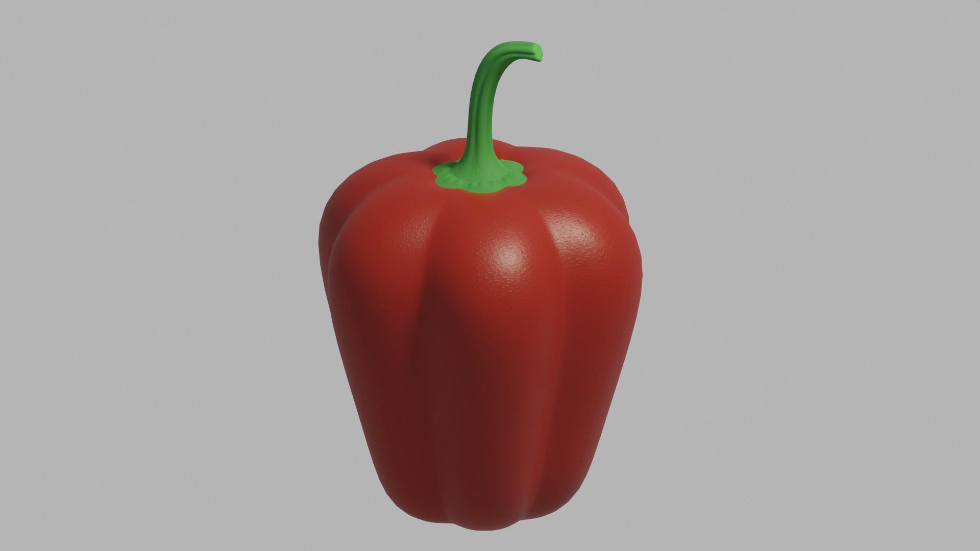 3D Red Paprika Model - TurboSquid 1935795