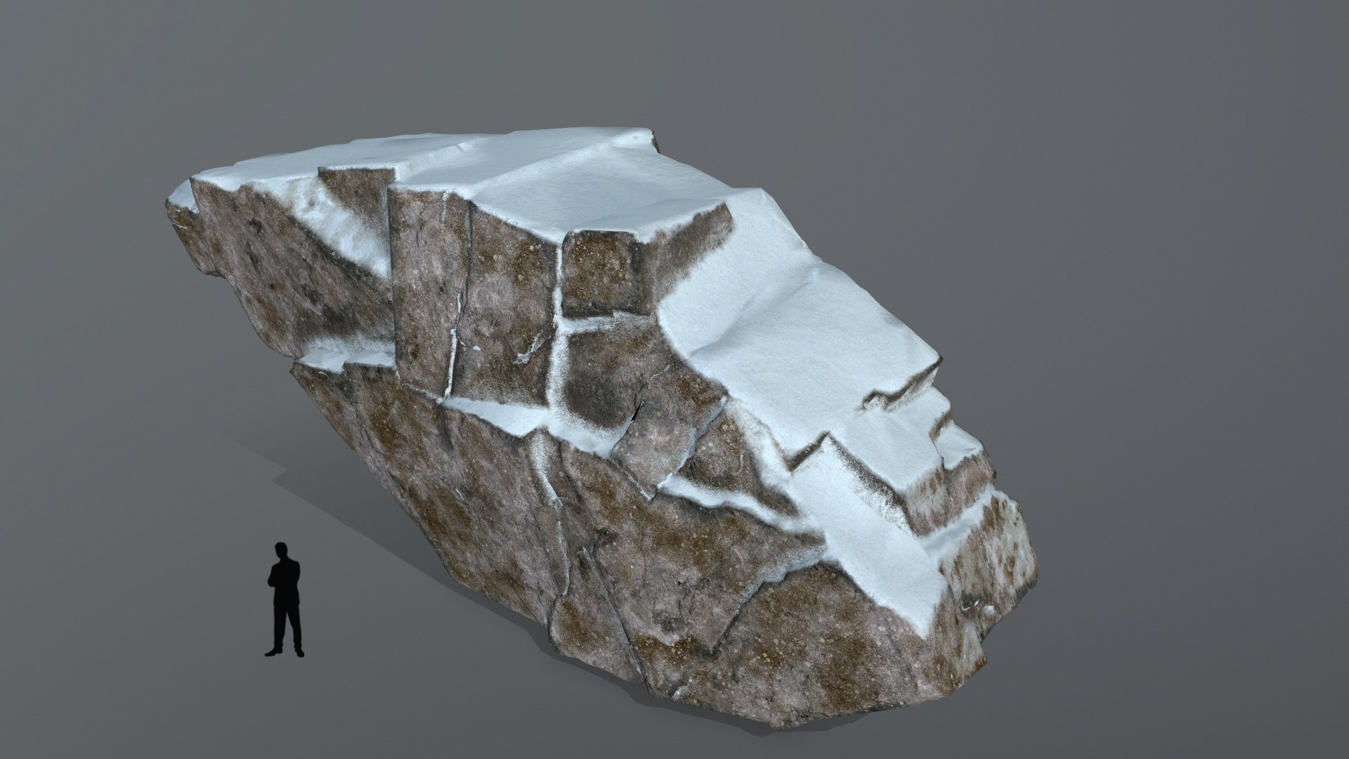 Snow Rocks 3D Model - TurboSquid 1823439