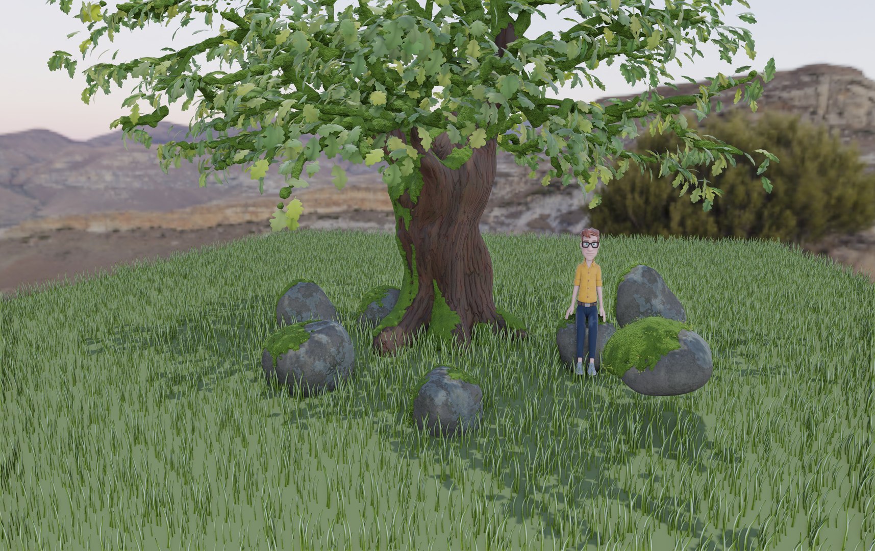 3D tree moak with vincent - TurboSquid 1785682