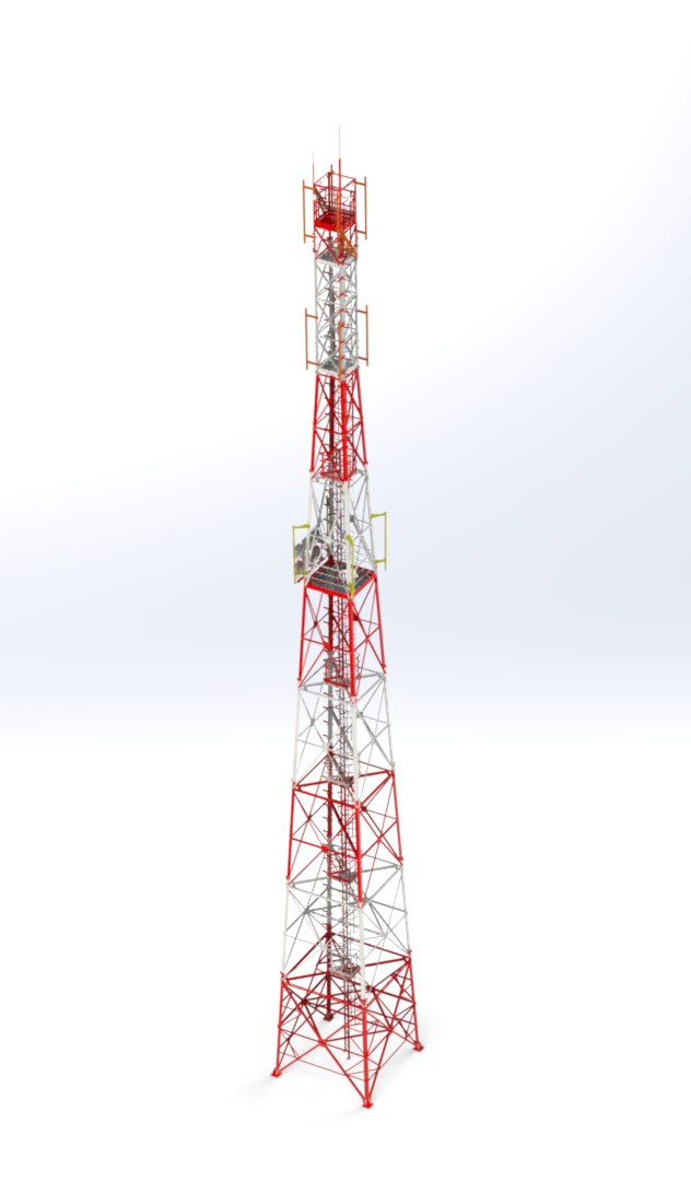 Steel Tower 3D Model | 1148457 | TurboSquid