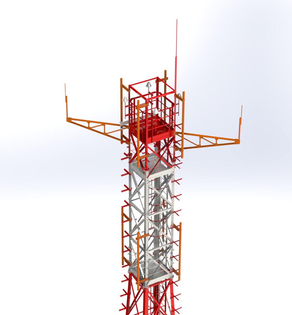 Steel Tower 3D Model | 1148457 | TurboSquid
