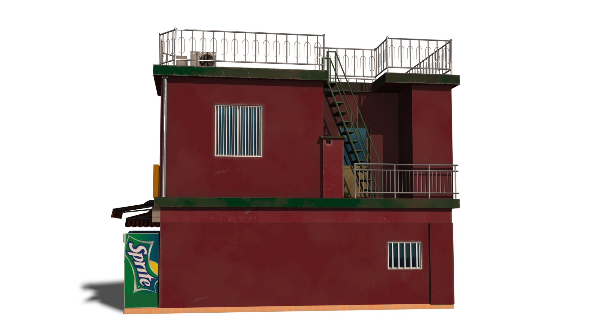 3D Model LowPoly Building In Korea 09 - TurboSquid 2225127