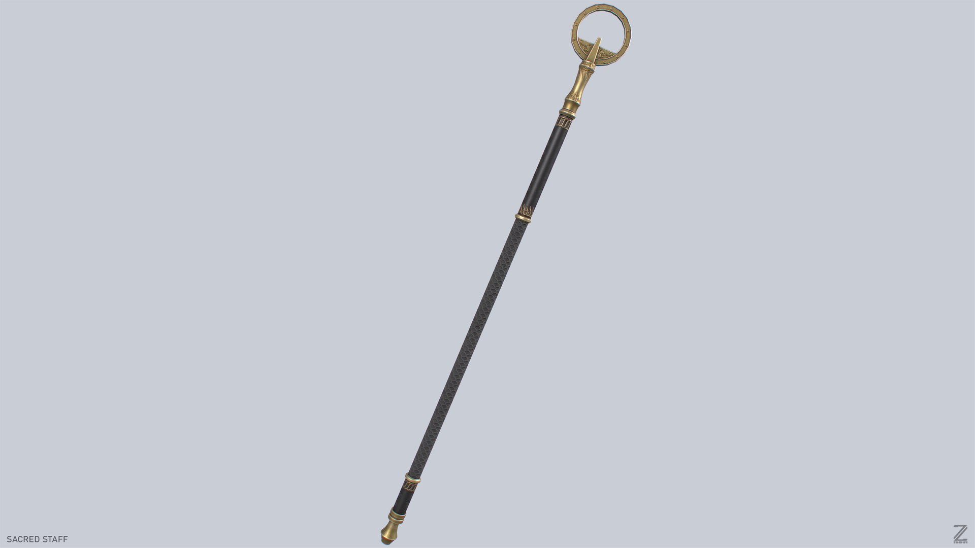 3D Sacred Staff - TurboSquid 2239910