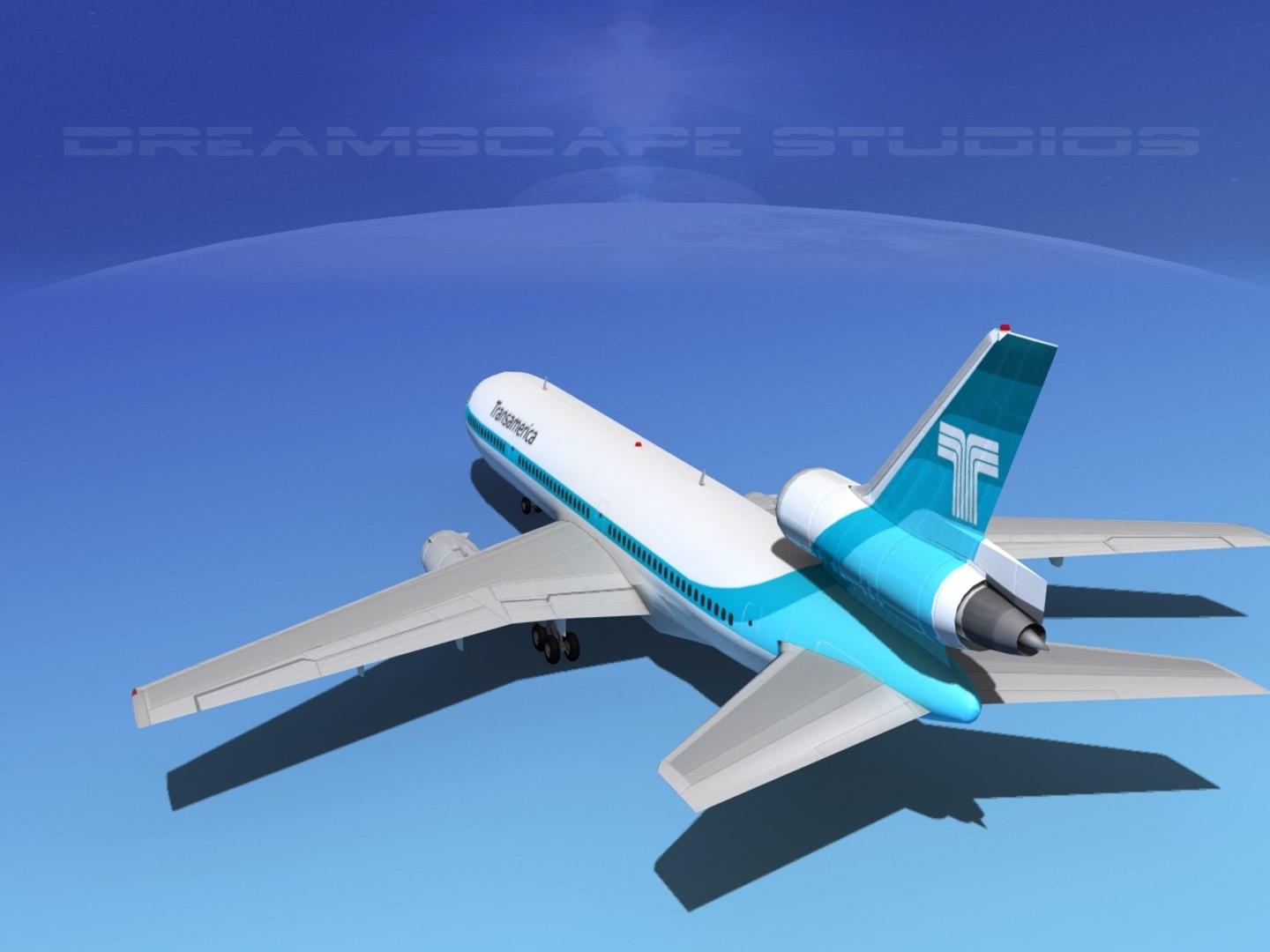 3d Douglas Dc-10