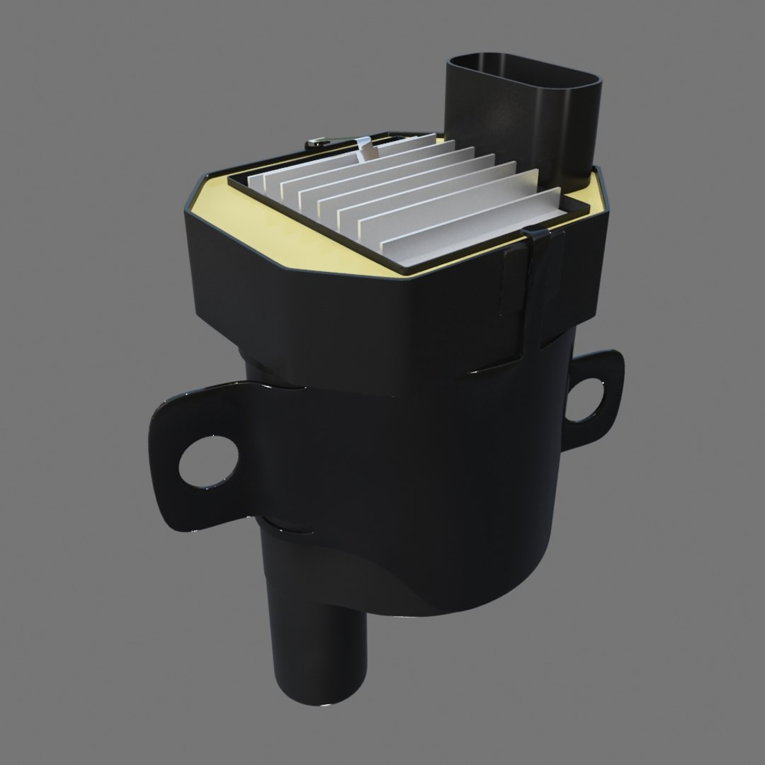 Ignition Coil 3d Model