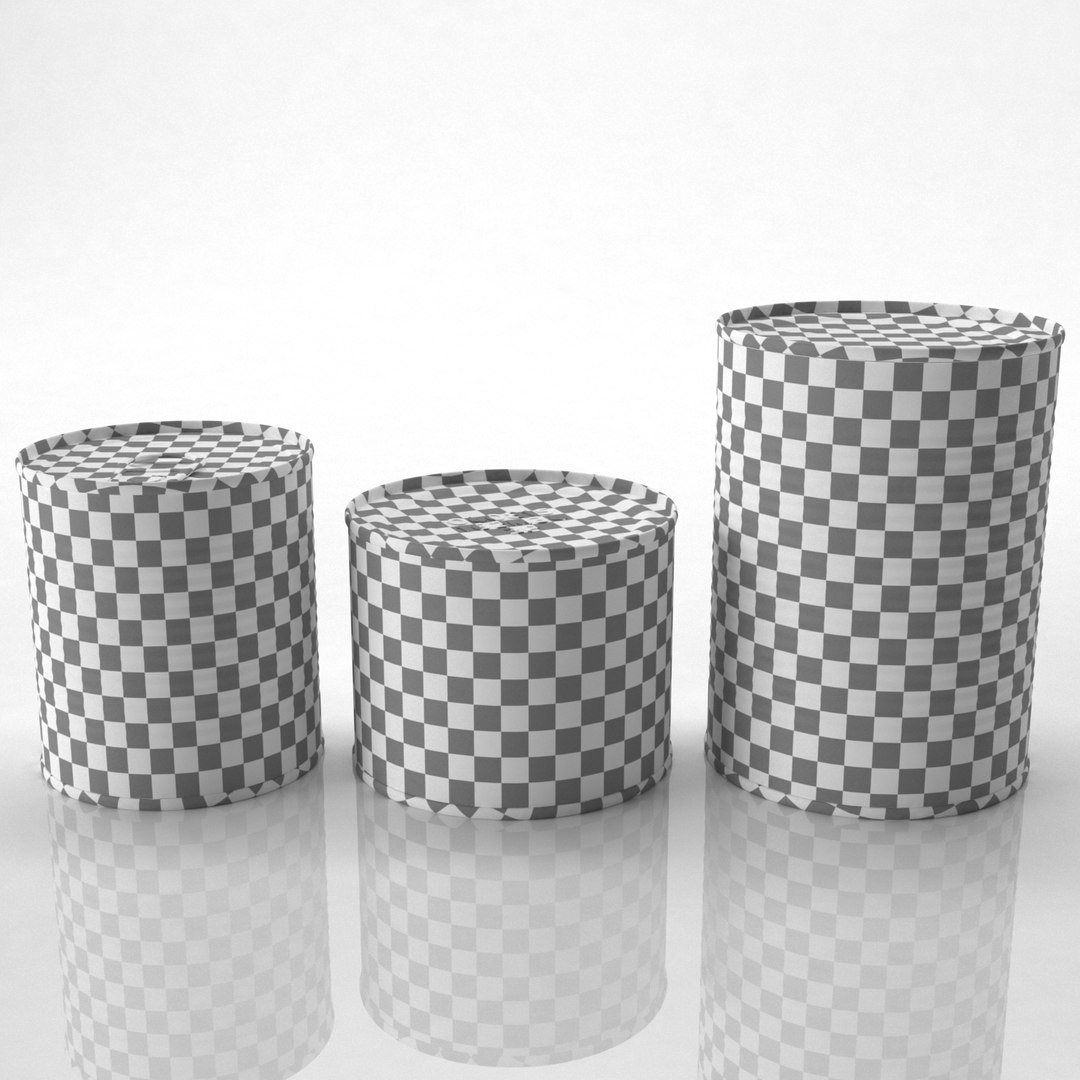 3D Tin Cans Model - TurboSquid 1193588