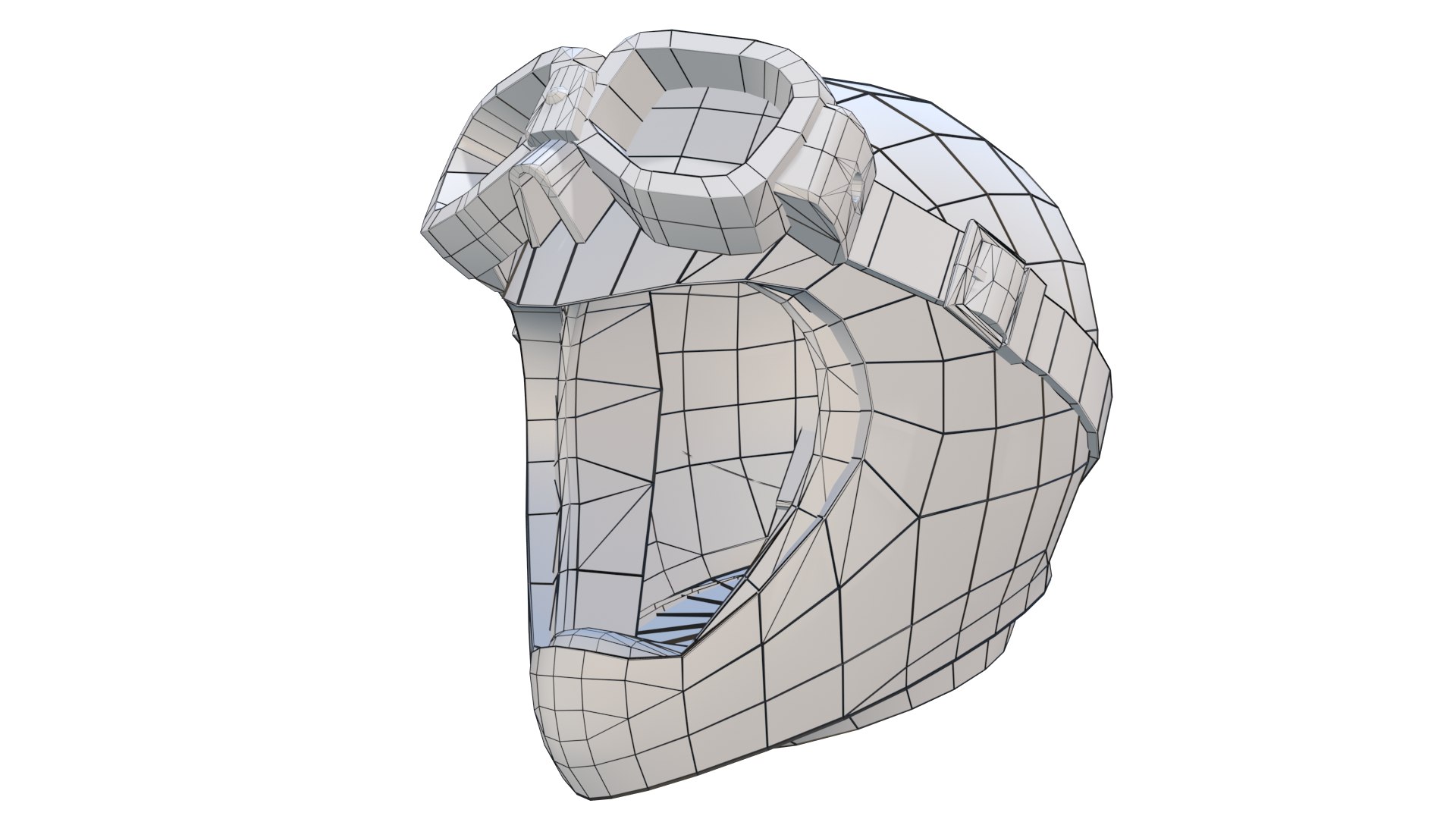 3D Model Off-Road Racing Motorcycle Helmet - TurboSquid 2376424