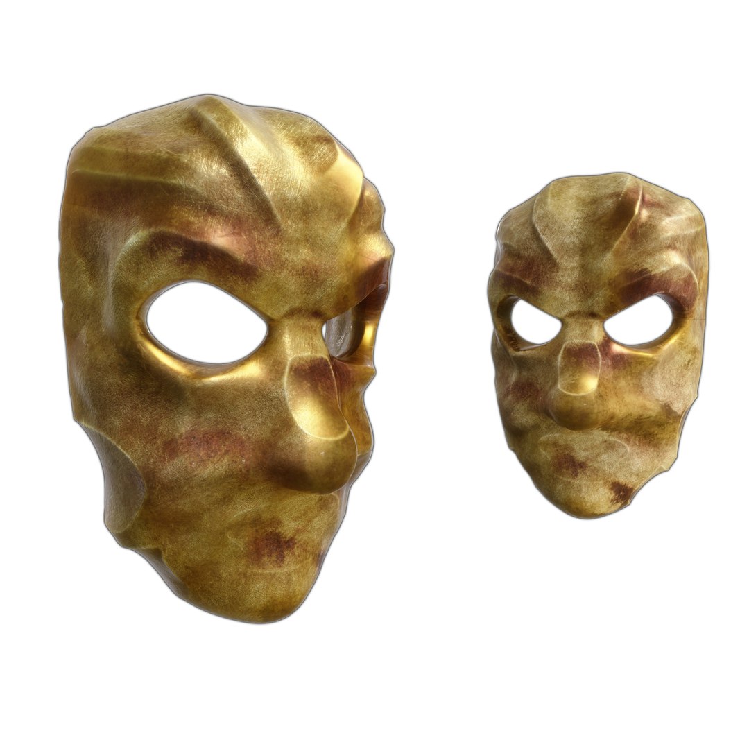 3d max ancient mask