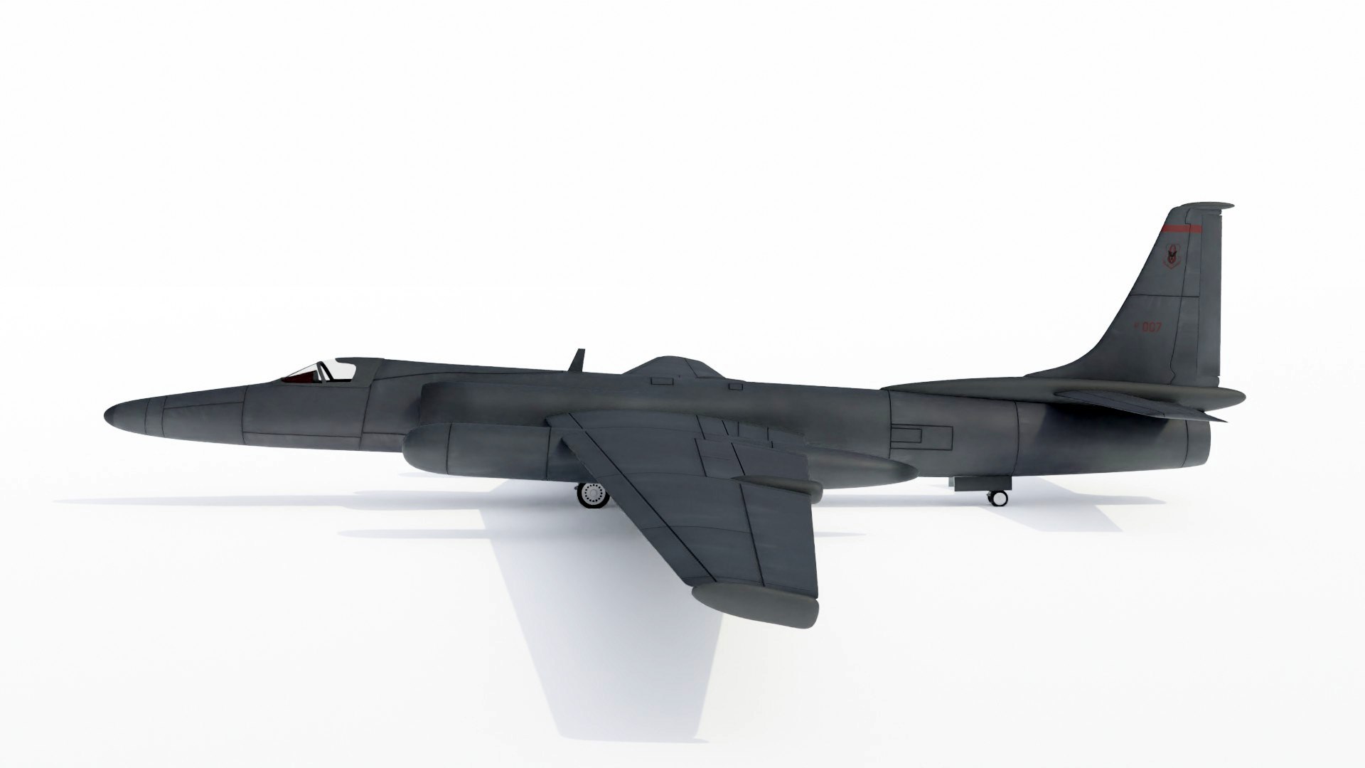 U-2 Photographed Air 3d Model