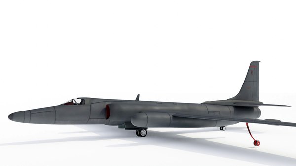 u-2 photographed air 3d model
