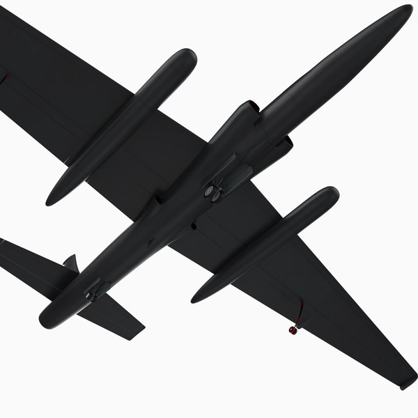 u-2 photographed air 3d model