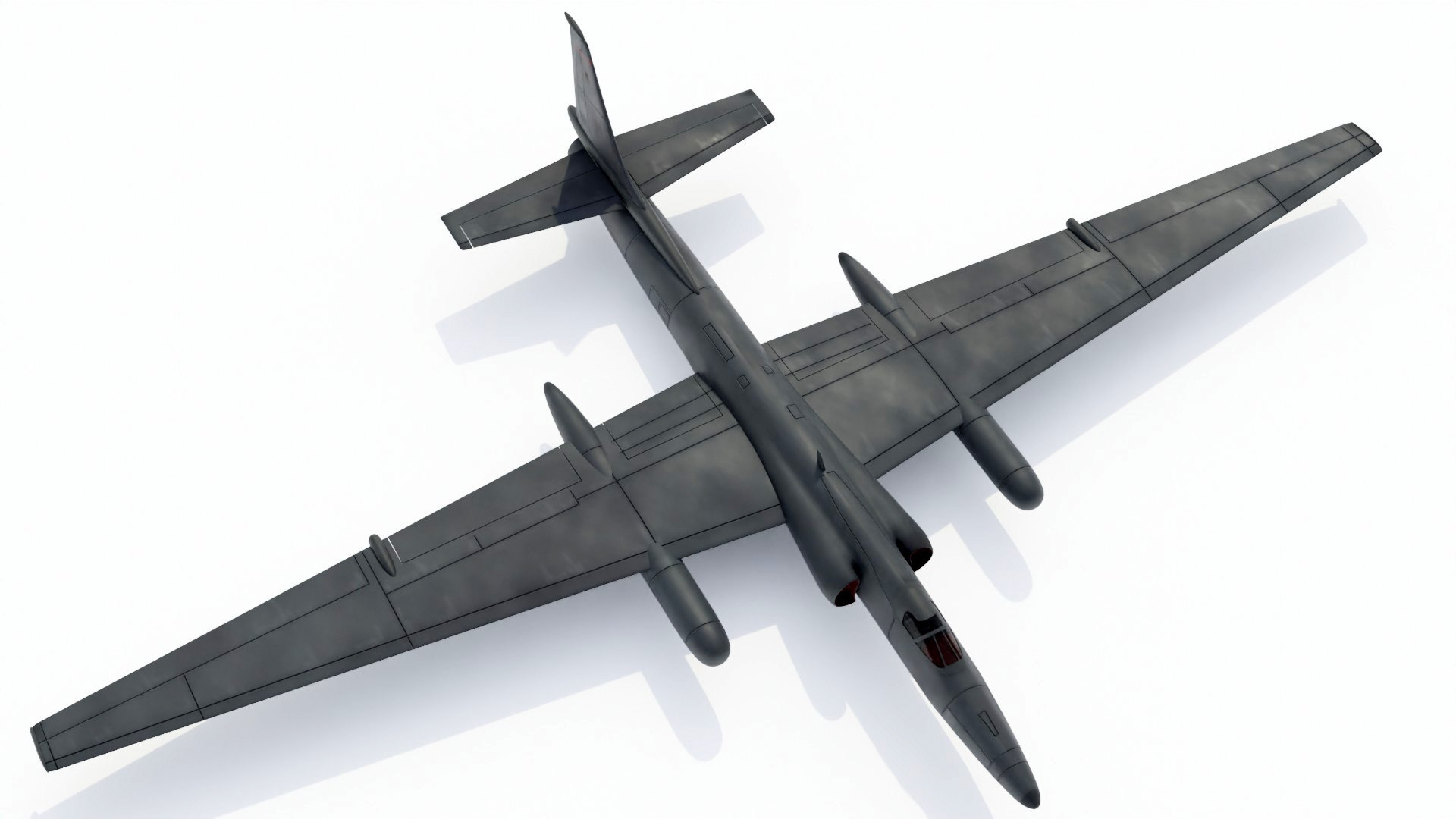U-2 Photographed Air 3d Model