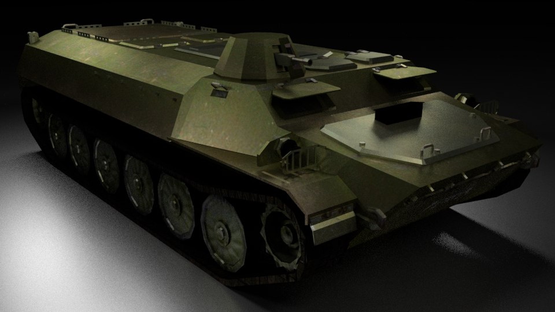 Soviet Mtlb 3d Model