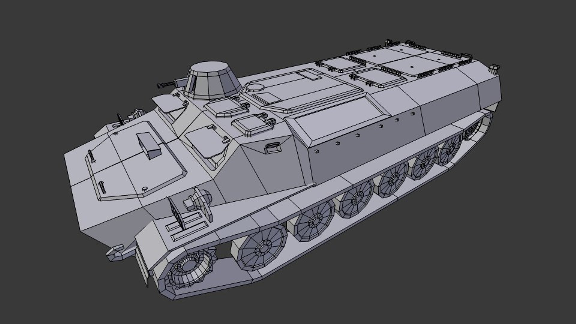 Soviet Mtlb 3d Model