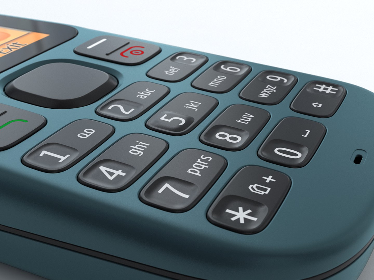Nokia 100 Mobile Phone 3d Model