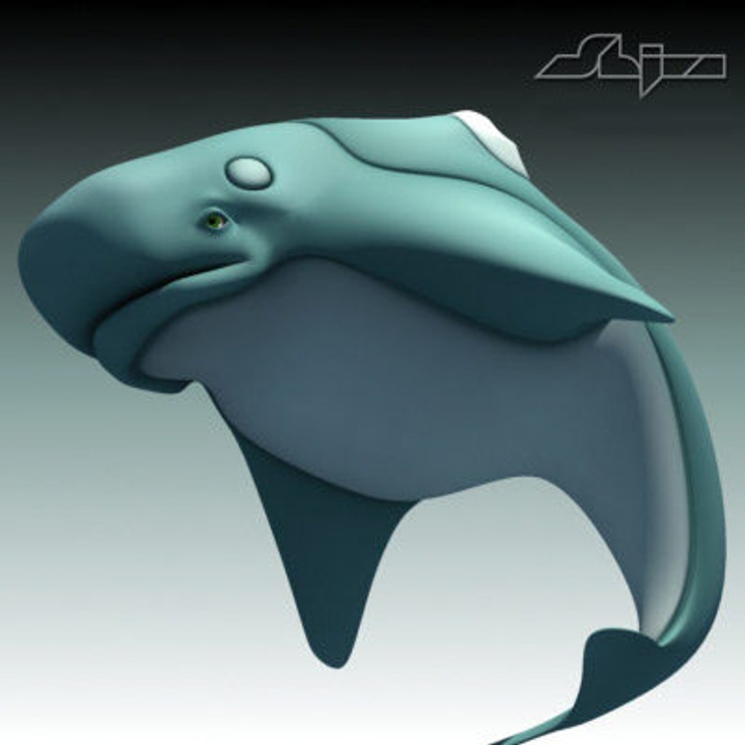 3dsmax fish big mecha