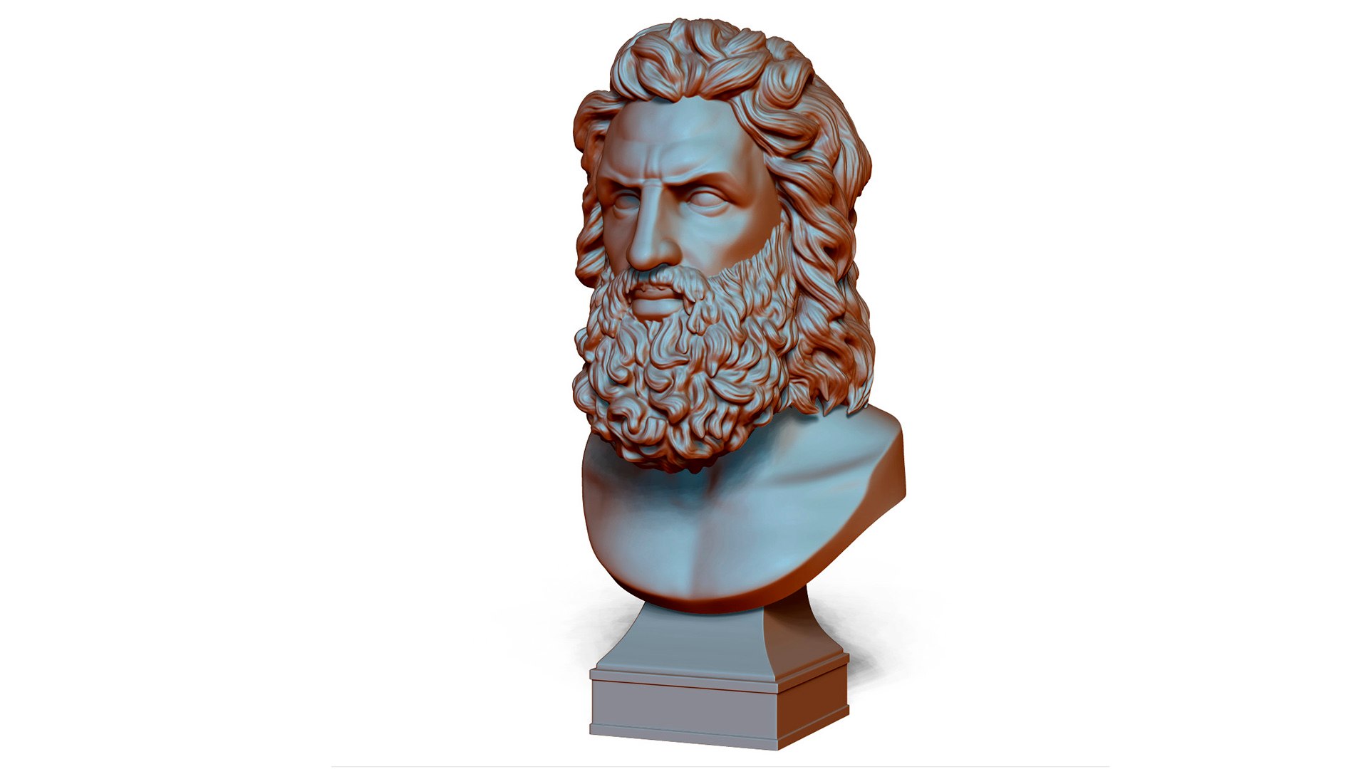 Bust God Zeus 3D Model - TurboSquid 1496722