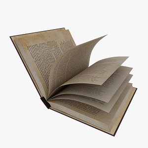 3D rigged book model | 1143072 | TurboSquid