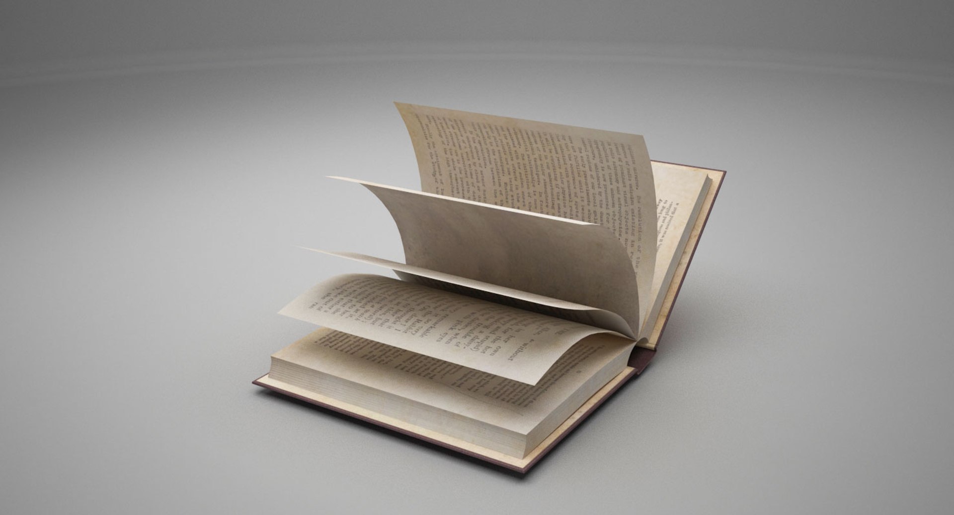 Book Rigged 3D Model - TurboSquid 1174016