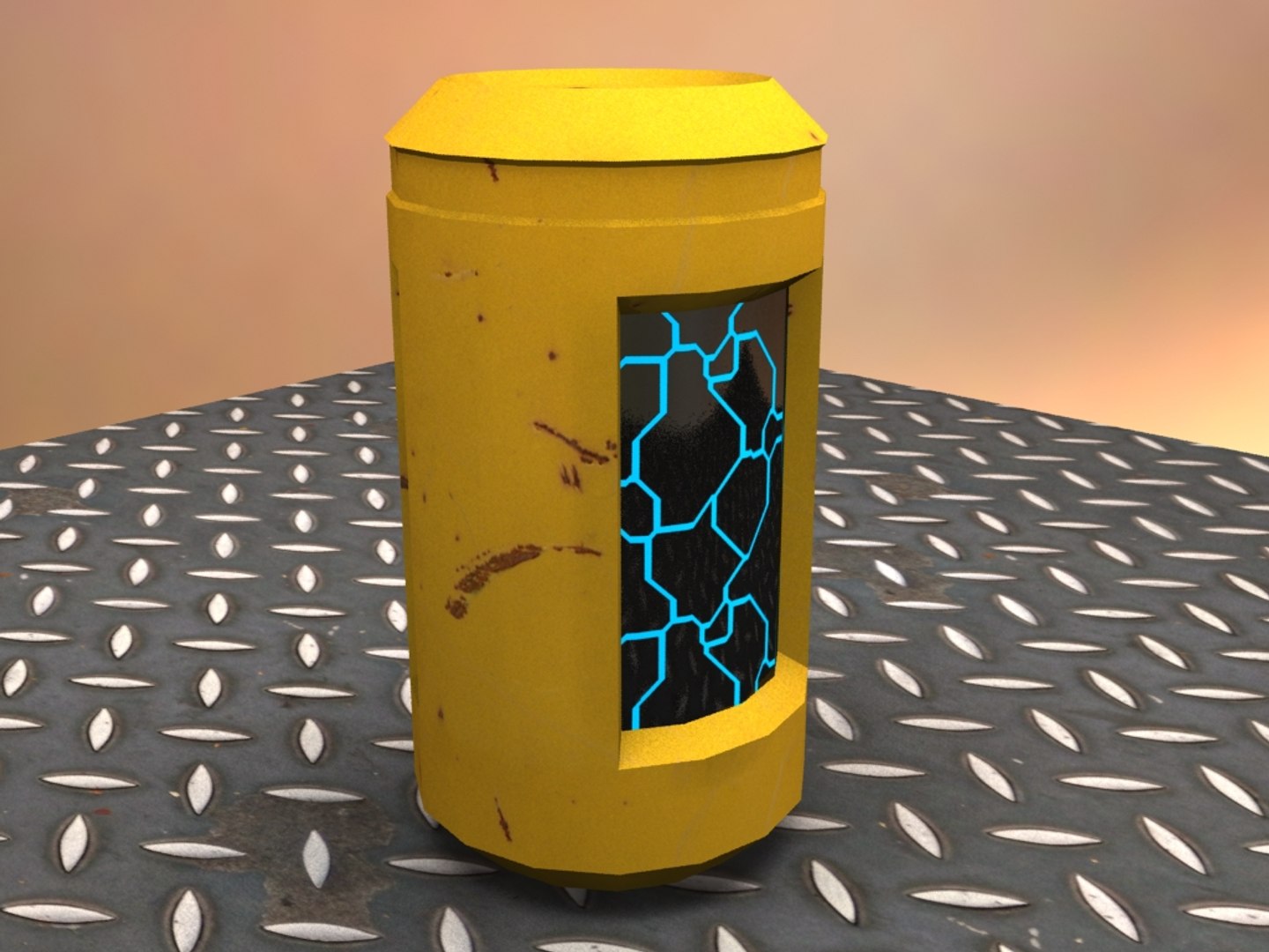 Small Containers Sci-fi Space 3d Model