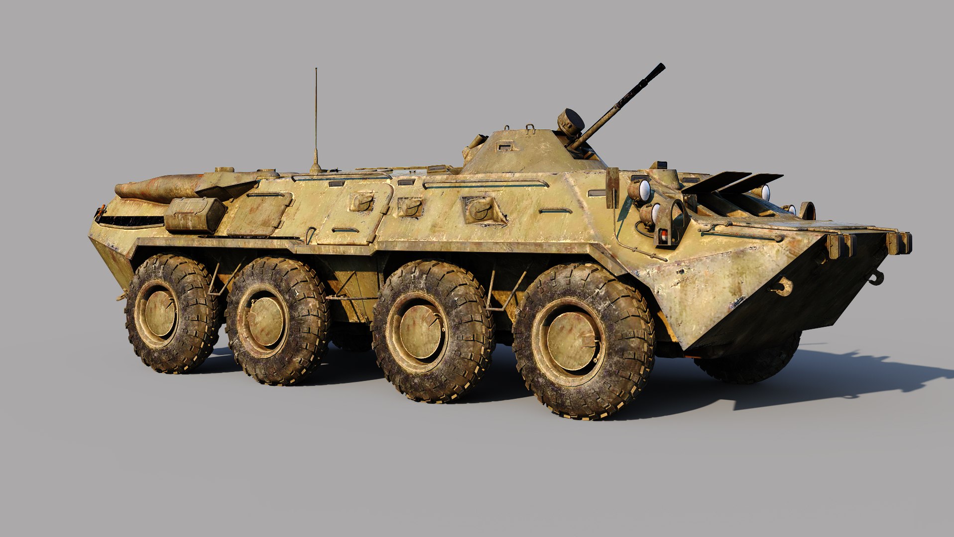 modelo 3d BTR - 80 - TurboSquid 2133429