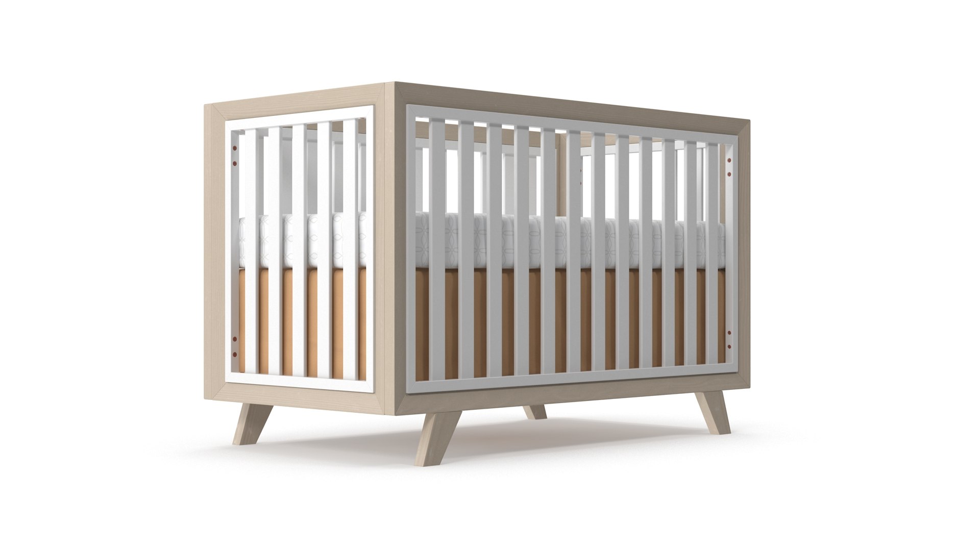 3D Baby Cribs V1 Model - TurboSquid 1994652