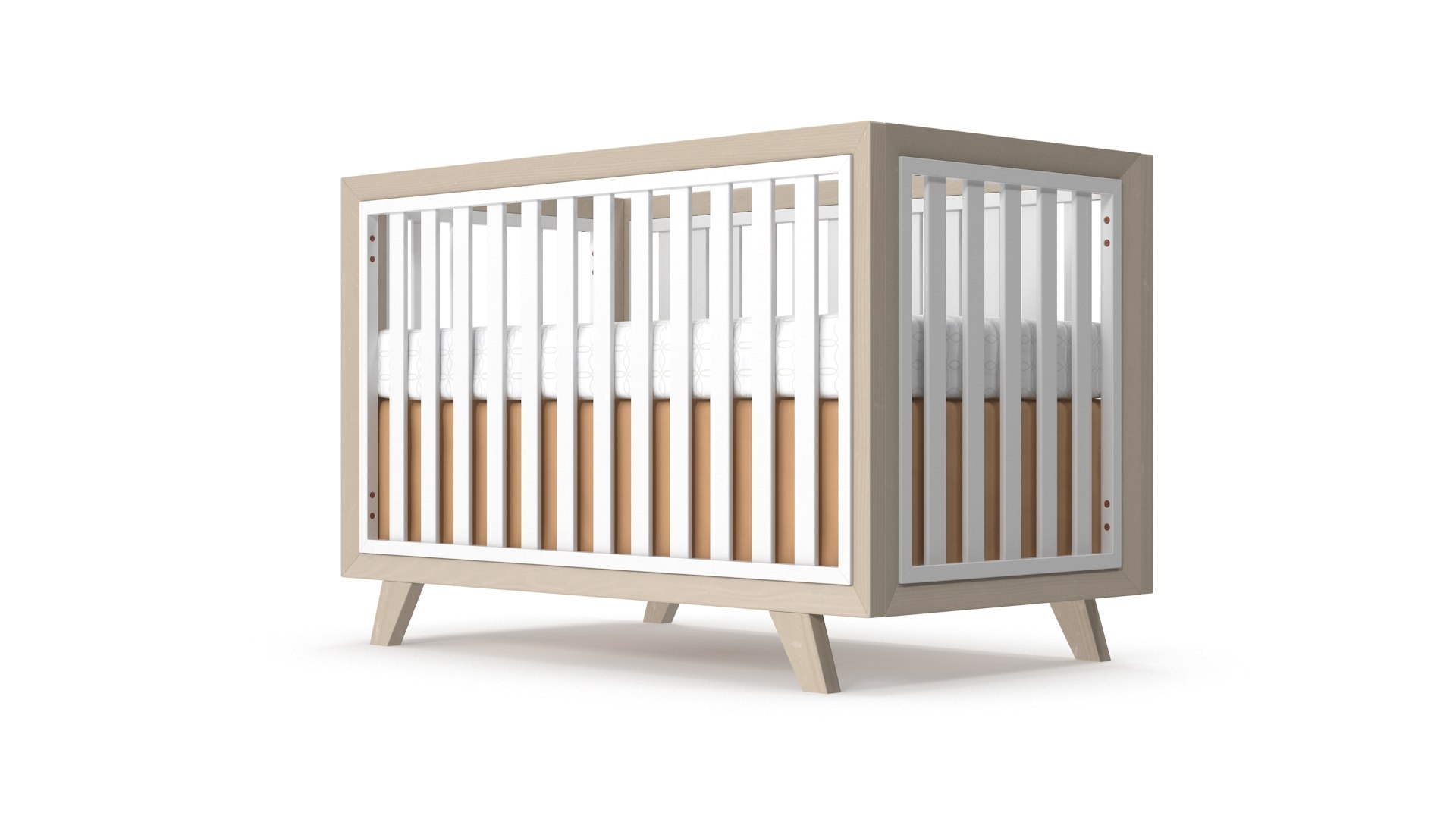 3D Baby Cribs V1 Model - TurboSquid 1994652