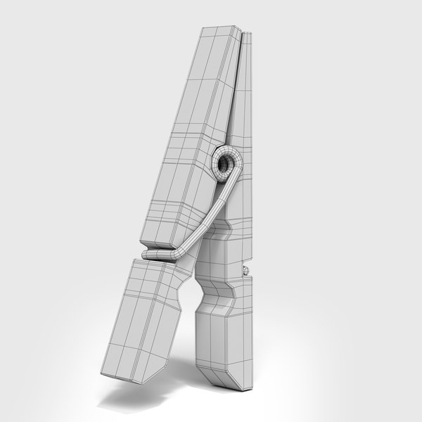 3D model wooden clothespin - TurboSquid 1684590