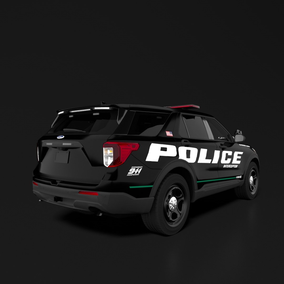 Ford Explorer Police Interceptor 3D Model - TurboSquid 2330791