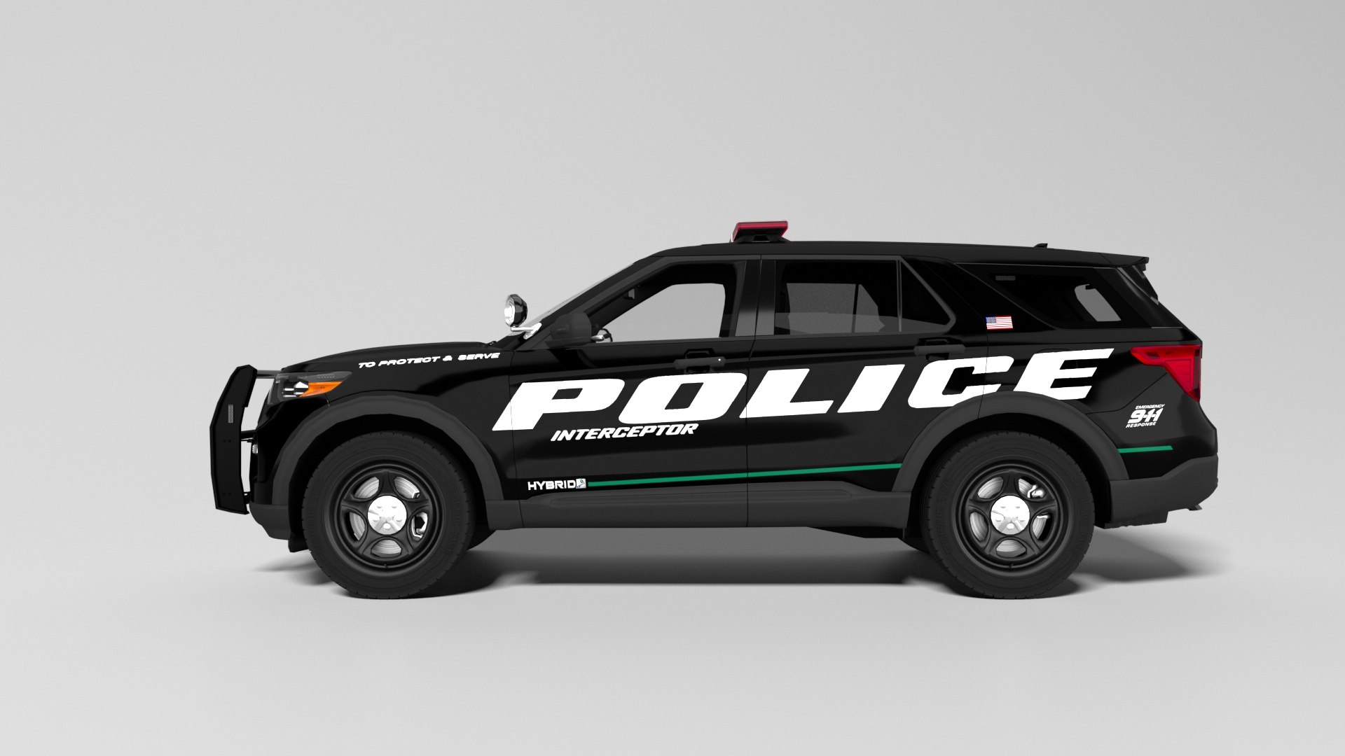 Ford Explorer Police Interceptor 3D Model - TurboSquid 2330791
