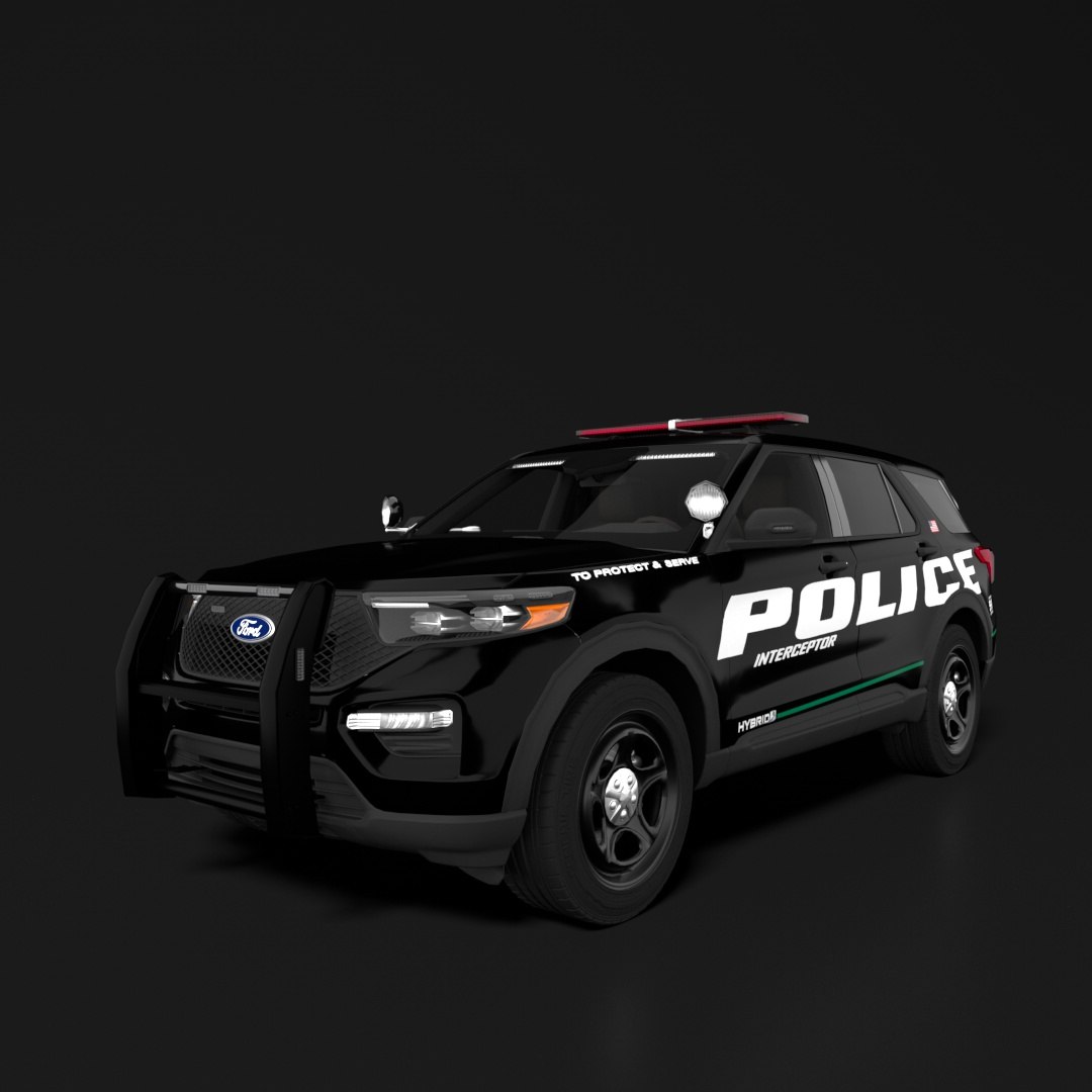 Ford Explorer Police Interceptor 3D Model - TurboSquid 2330791