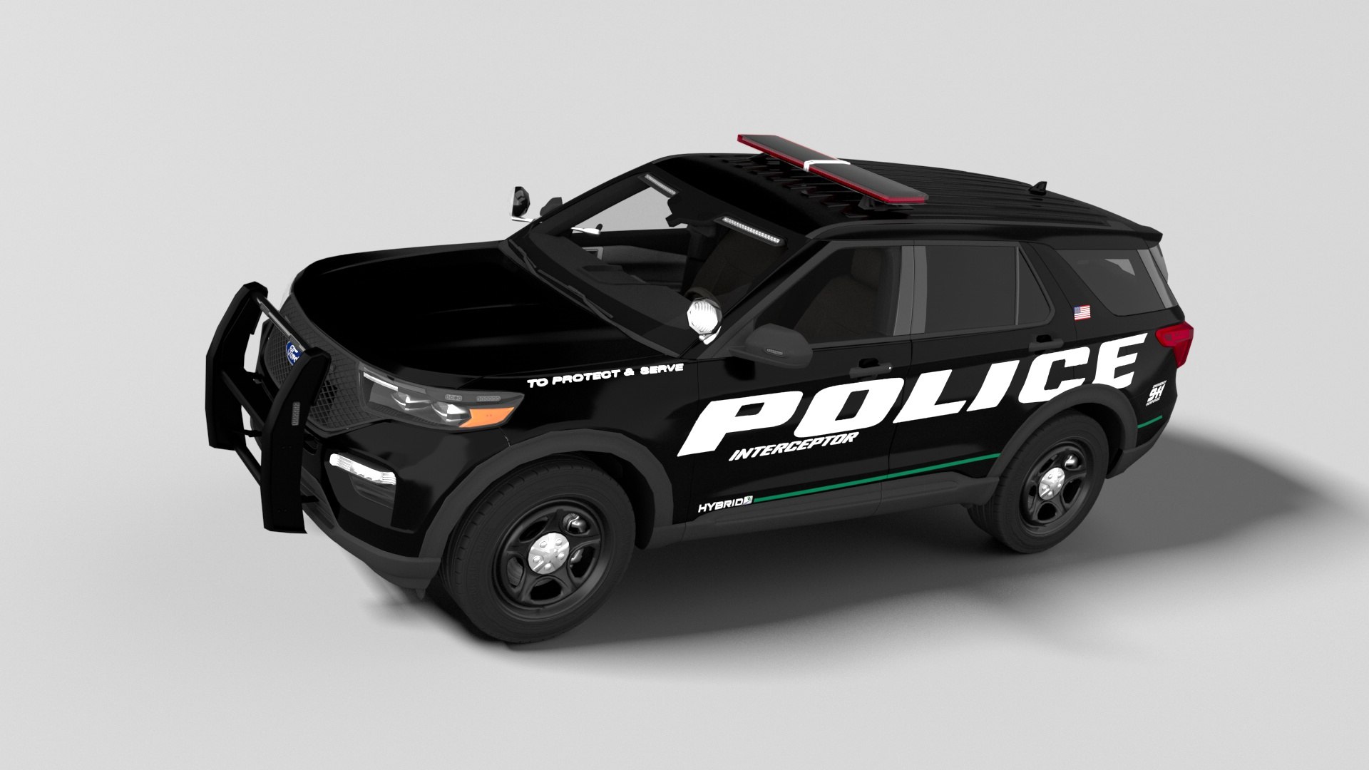 Ford Explorer Police Interceptor 3D Model - TurboSquid 2330791