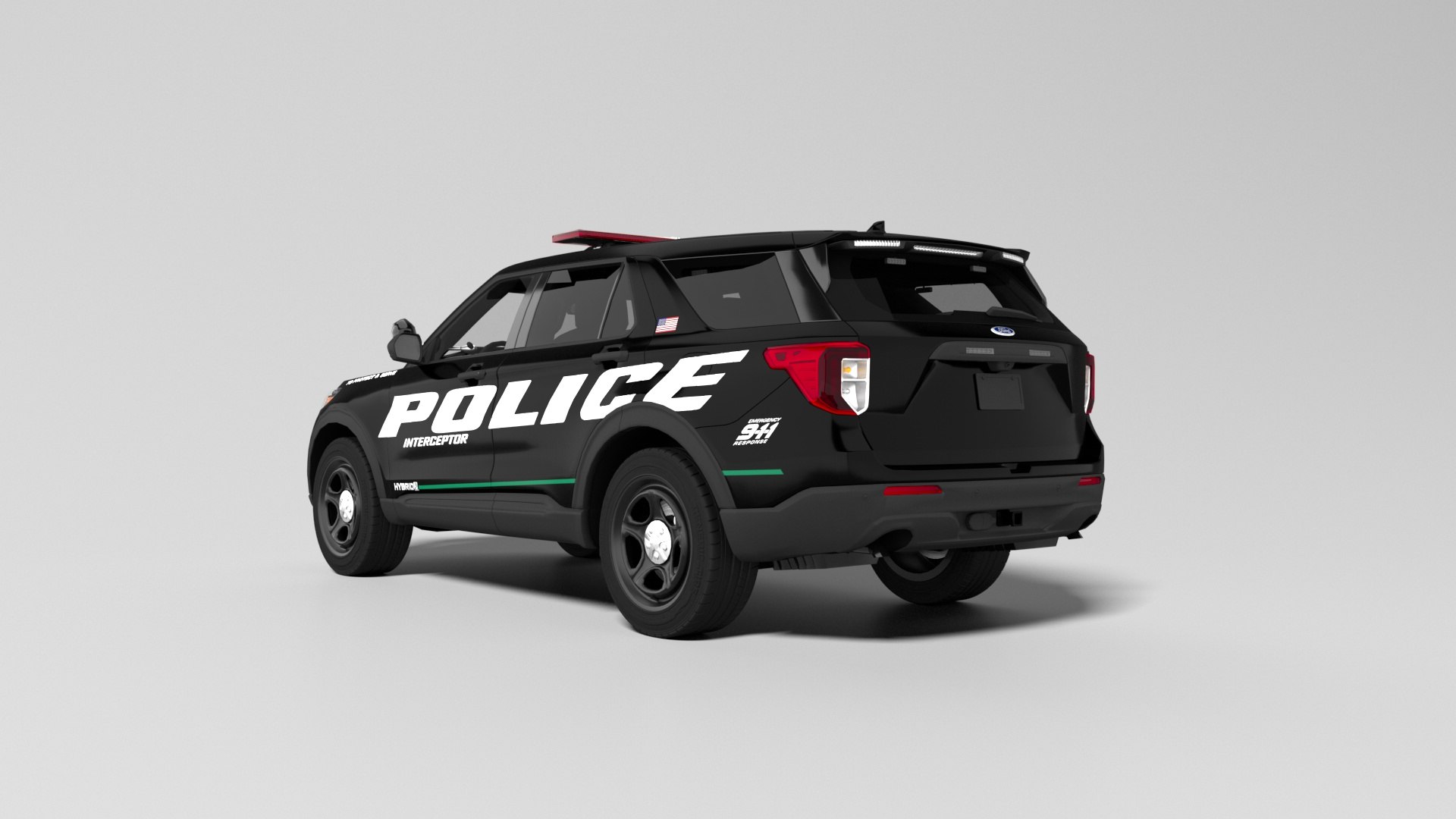 Ford Explorer Police Interceptor 3D Model - TurboSquid 2330791