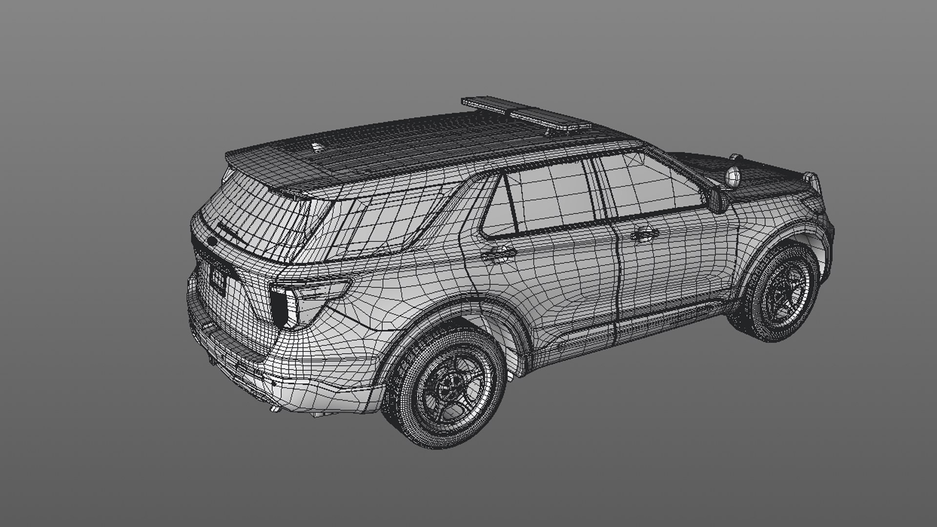 Ford Explorer Police Interceptor 3D Model - TurboSquid 2330791