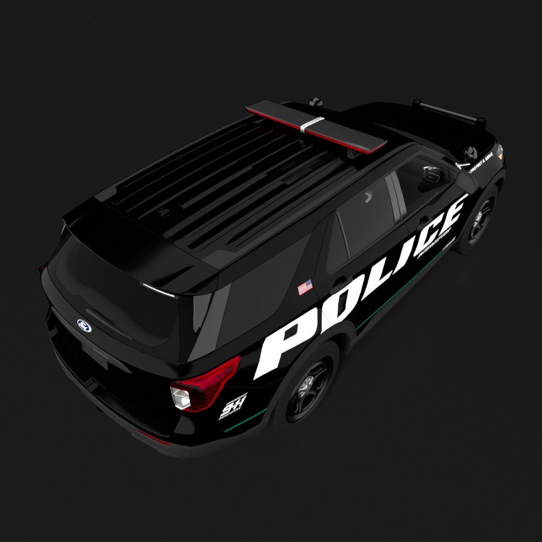Ford Explorer Police Interceptor 3D Model - TurboSquid 2330791