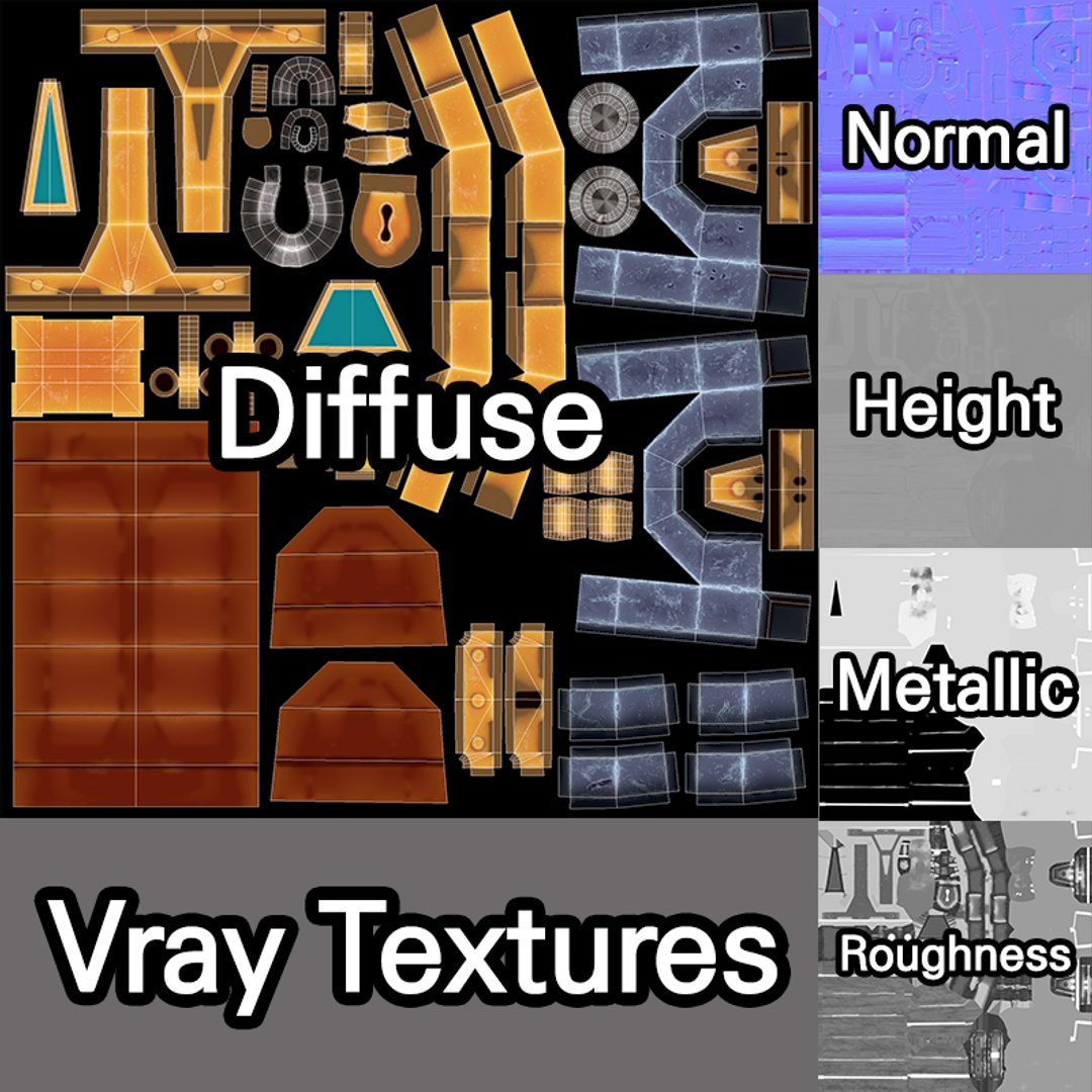 3D Stone Gold Chest - TurboSquid 1643560