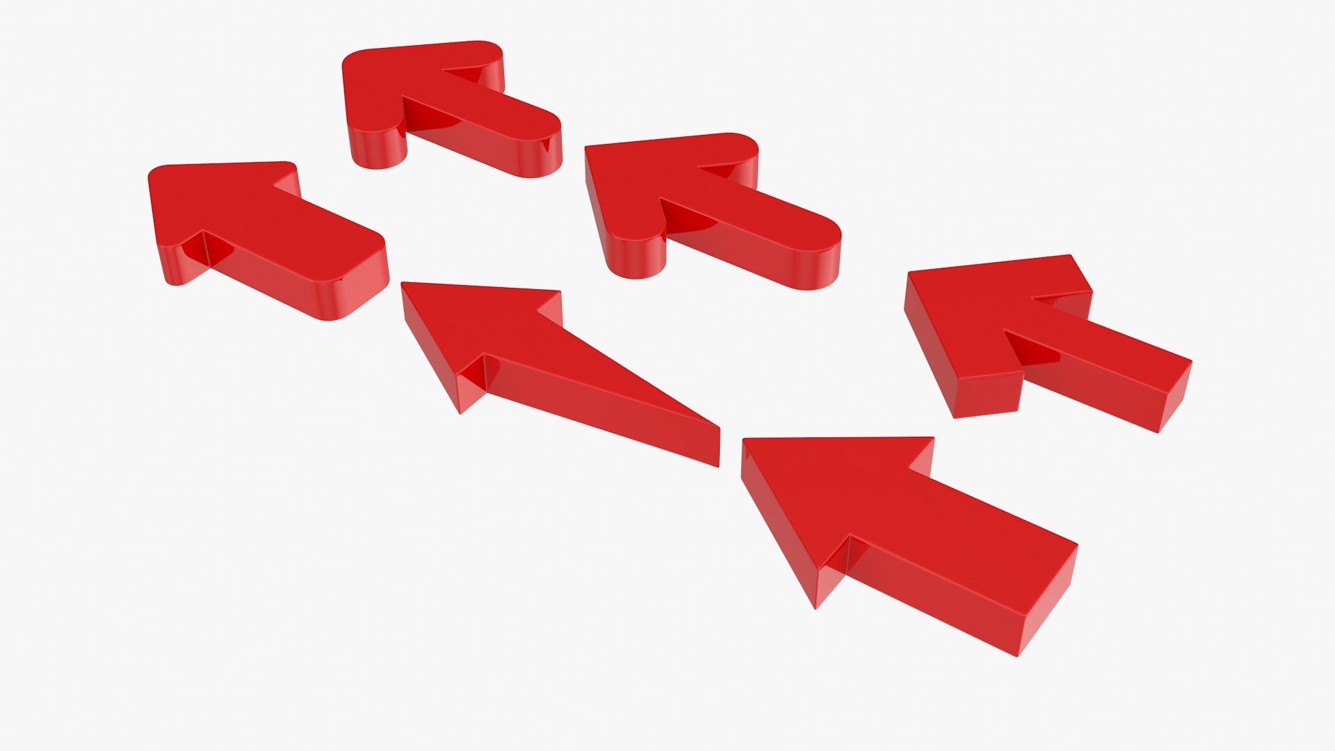 Arrow Set 1 3D Model - TurboSquid 1484789