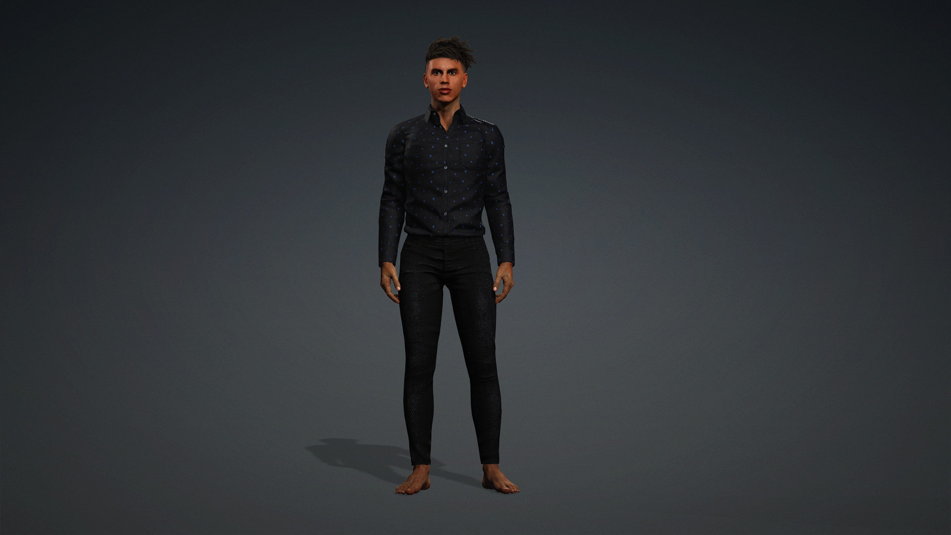 3D 3d Black Man Model For Game And Animations Model - TurboSquid 2348351