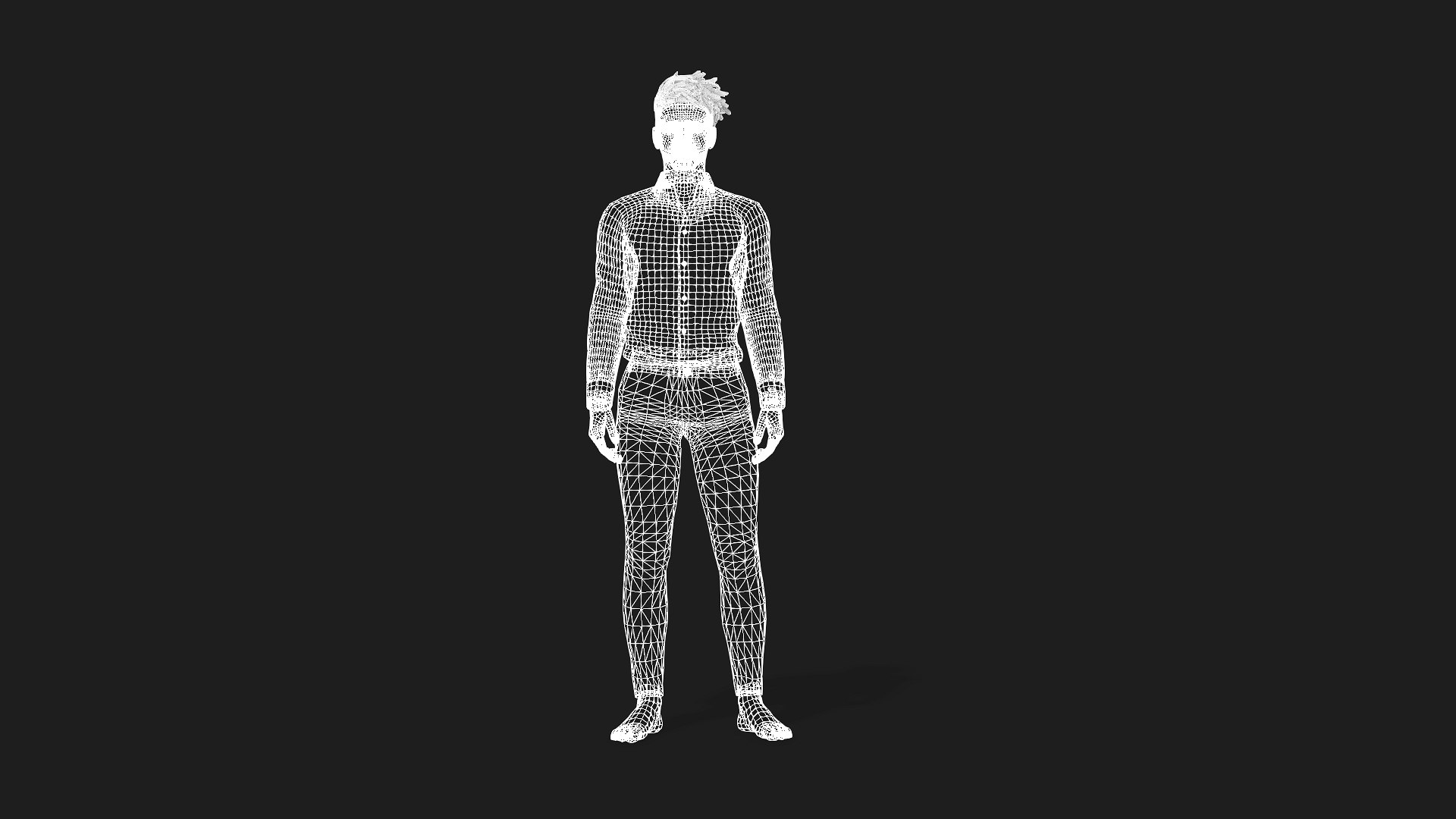 3D 3d Black Man Model For Game And Animations Model - TurboSquid 2348351