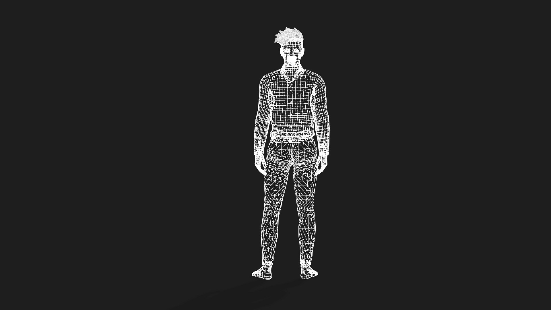 3D 3d Black Man Model For Game And Animations Model - TurboSquid 2348351