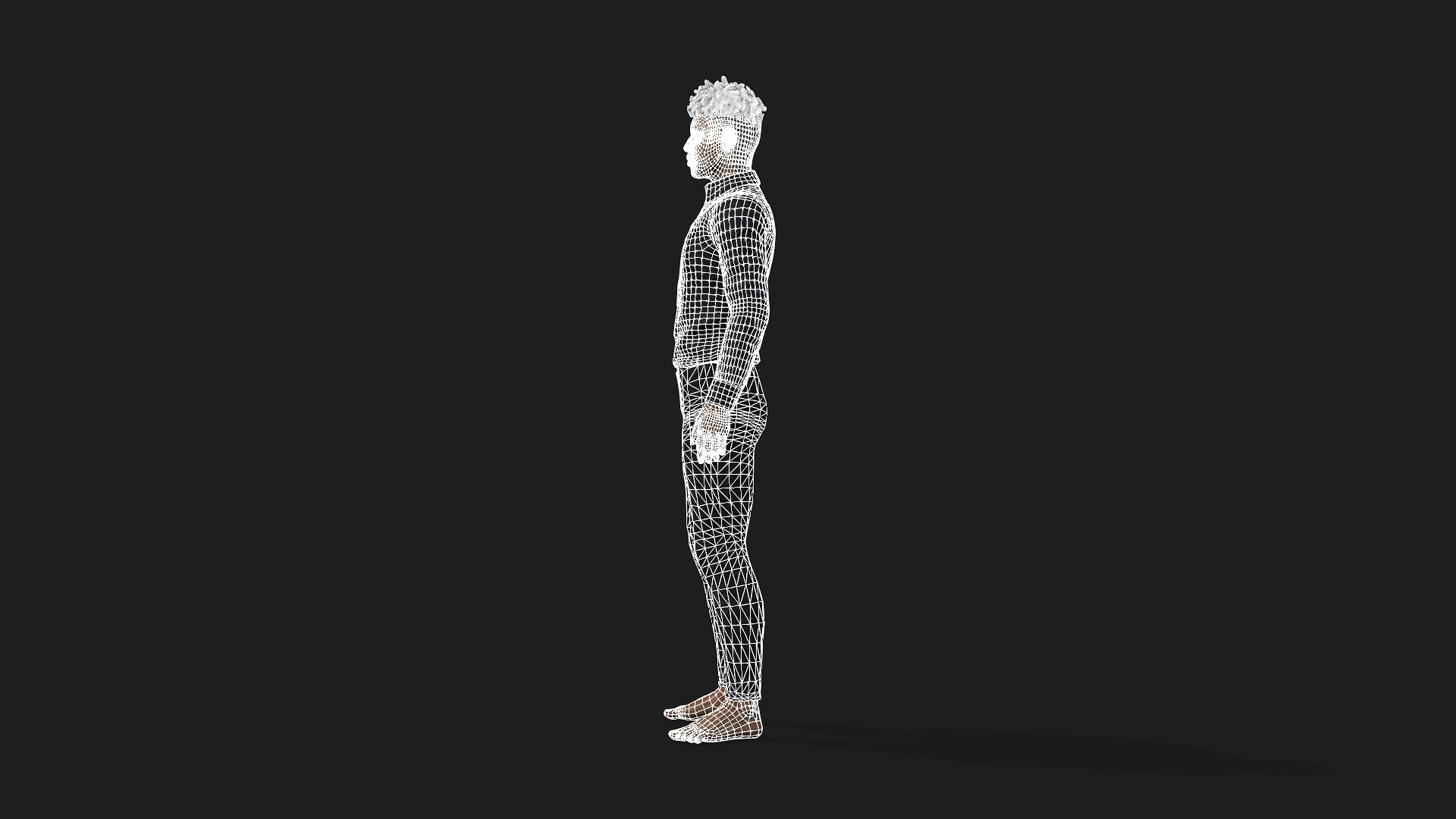 3D 3d Black Man Model For Game And Animations Model - TurboSquid 2348351