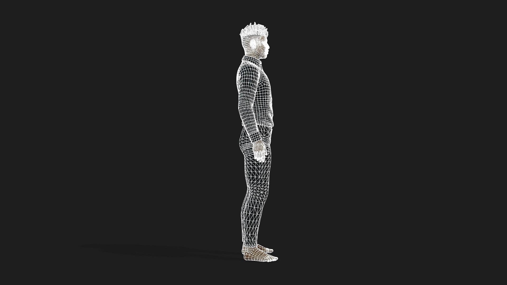 3D 3d Black Man Model For Game And Animations Model - TurboSquid 2348351