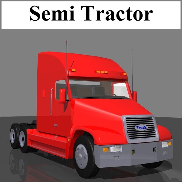 modelo 3d Semi tractor - TurboSquid 516685