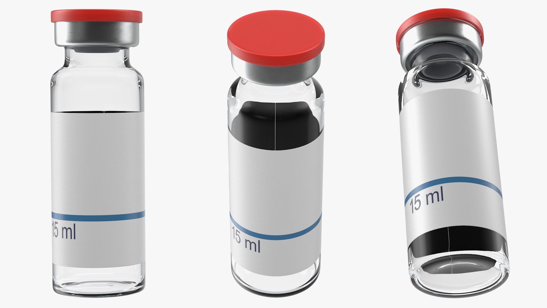 Glass injection vial 3D model - TurboSquid 1605949