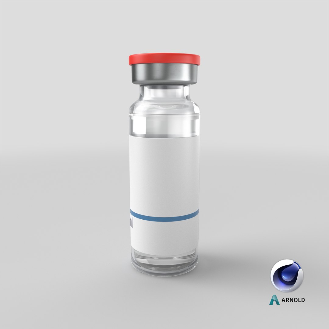 Glass Injection Vial 3D Model - TurboSquid 1605949