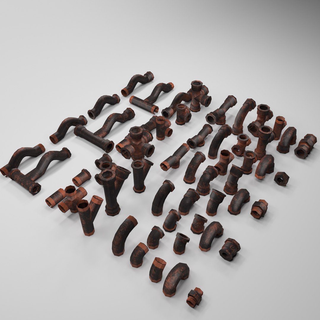 3D Model Pipe Connections - TurboSquid 2066941
