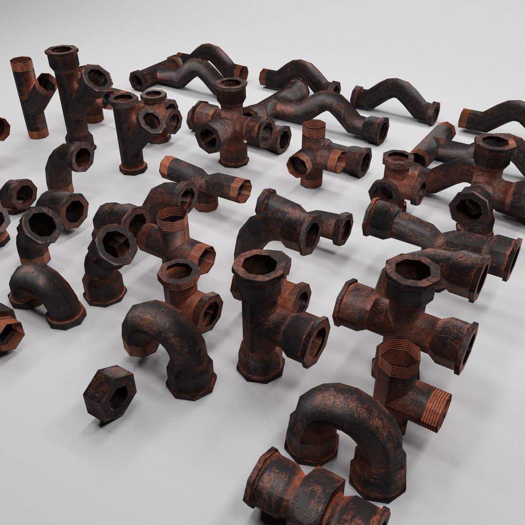 3D Model Pipe Connections - TurboSquid 2066941