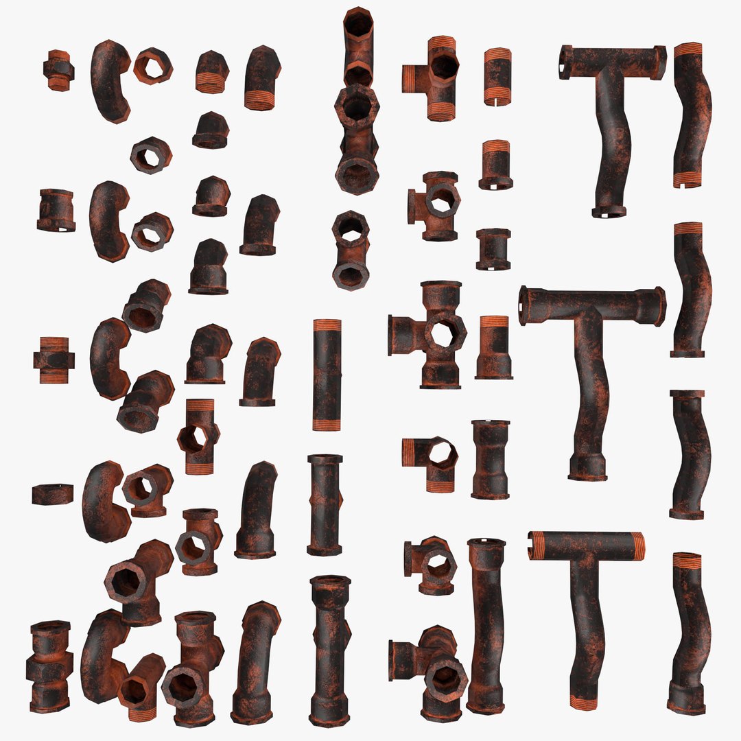 3D Model Pipe Connections - TurboSquid 2066941