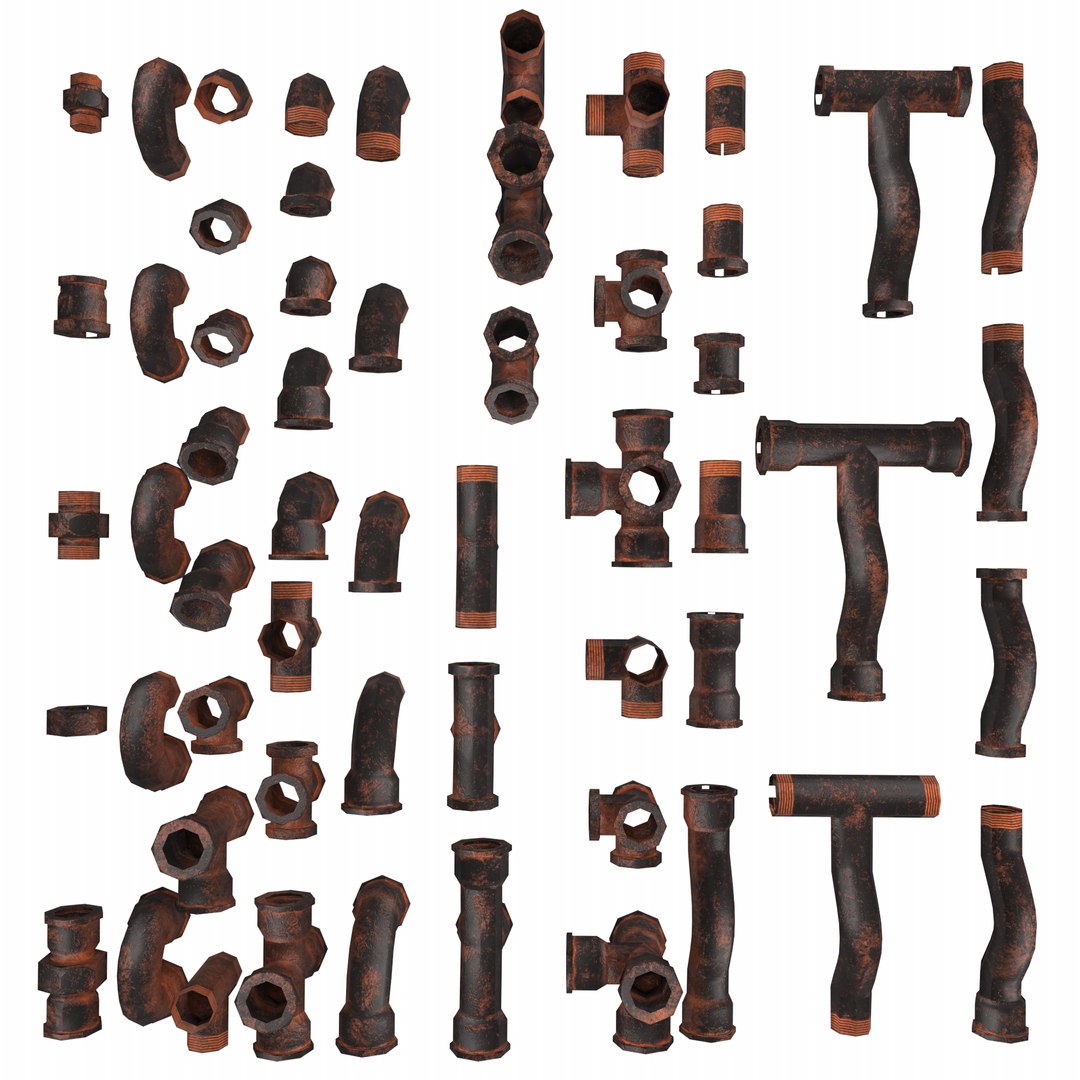 3D Model Pipe Connections - TurboSquid 2066941