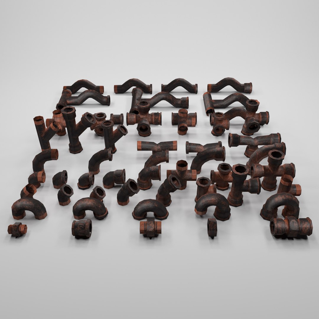 3D Model Pipe Connections - TurboSquid 2066941